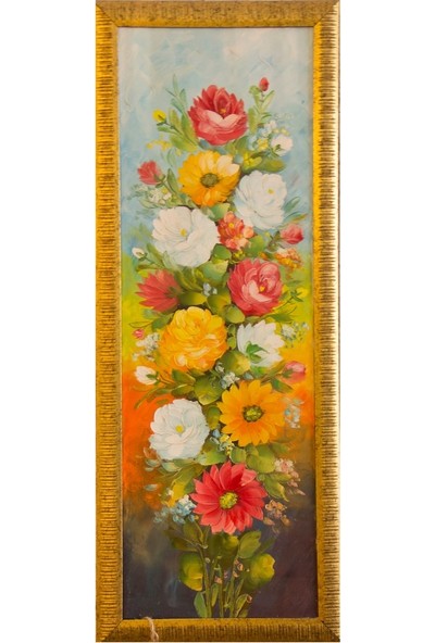 Adalı Bambu Krizantem Tablo