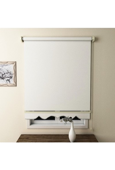 Brillant Passion Düz Stor Perde Beyaz 90x260CM Brillant Passion Düz Stor Perde Beyaz 90x260CM