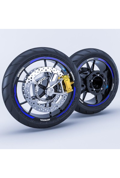Çınar Extreme Honda Yazılı 3 Parçalı Reflektif Mavi Honda CB 125 Jant Şeridi Sticker Çınar Extreme Honda Yazılı 3 Parçalı Reflektif Mavi Honda CB 125 Jant Şeridi Sticker