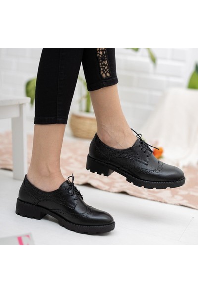 Diego Carlotti Deri Günlük Oxford Kadın Ayakkabı