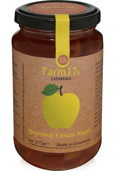 FARM17S Bayramiç Elması Reçeli 370 gr
