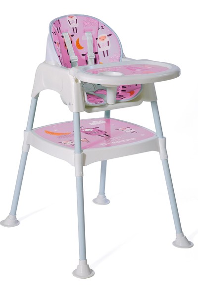 Guimo Happy Dreams Zuzu Pembe Desenli Masalı Lüx Mama Sandalyesi Guimo Happy Dreams Zuzu Pembe Desenli Masalı Lüx Mama Sandalyesi