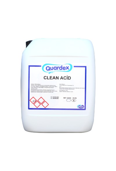 Quardex Havuz Kimyasalı Clean Acid 25 kg