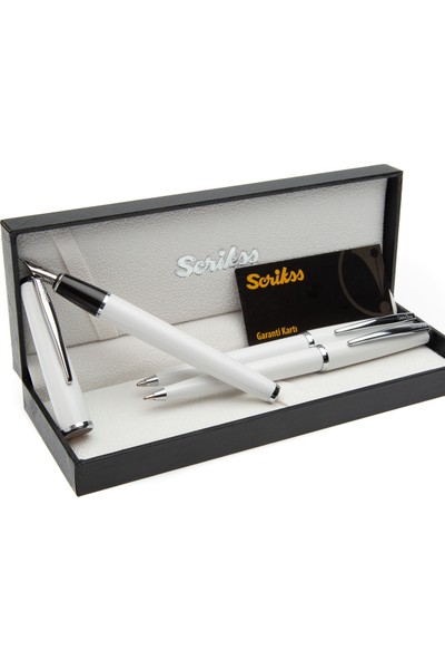 Scrikss Kalem Seti 3'lü Beyaz Scrikss Kalem Seti 3'lü Beyaz