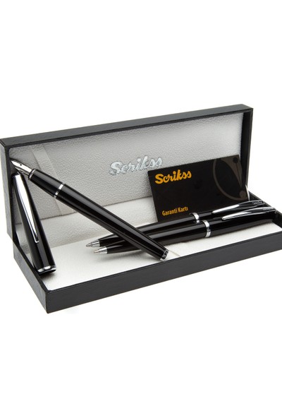 Scrikss Kalem Seti 3'lü Siyah