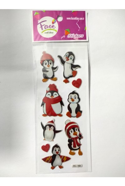 Face Penguen Sticker