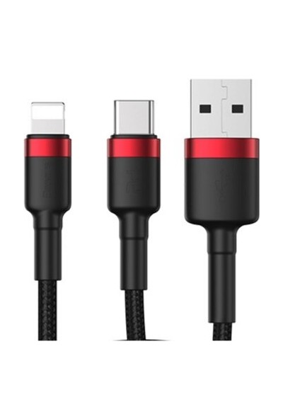 Kensa Hasır Çoklu Şarj ve Data Kablosu