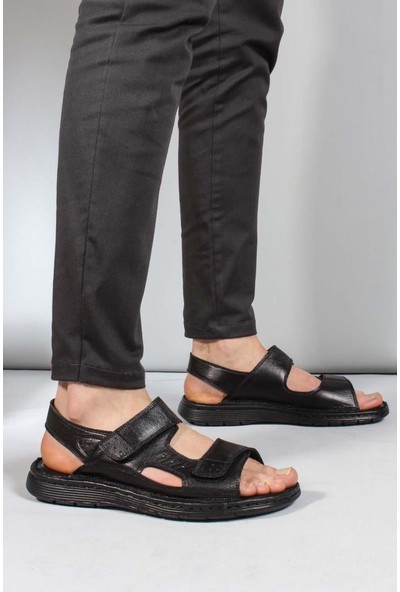 Fast Step Hakiki Deri Erkek Klasik Sandalet 018MAG-208-71 Fast Step Hakiki Deri Erkek Klasik Sandalet 018MAG-208-71
