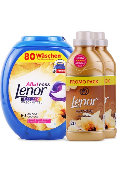 Lenor Pods Sıvı Çamaşır Deterjanı Kapsülü Golden Orkide 80 Yıkama Renkliler Için + Lenor Çamaşır Yumuşatıcısıngolden Orkide Gouden 500 ml 2 x 20 40 Yıkama Lenor Pods Sıvı Çamaşır Deterjanı Kapsülü Golden Orkide 80 Yıkama Renkliler Için + Lenor Çamaşır Yumuşatıcısıngolden Orkide Gouden 500 ml 2 x 20 40 Yıkama