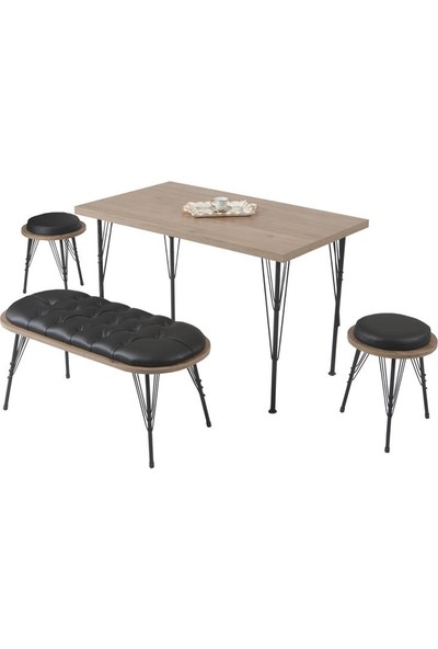 E Ticaret Arena Ceviz Mutfak Balkon Bahçe Masa Takımı