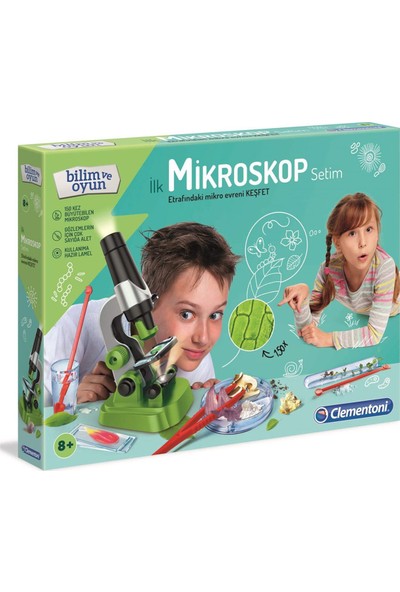 Clementoni Bilim Seti Ilk Mikroskop Setim 64963 Clementoni Bilim Seti Ilk Mikroskop Setim 64963