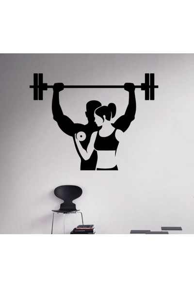 Walldeco Fitness Kadın/erkek Sticker