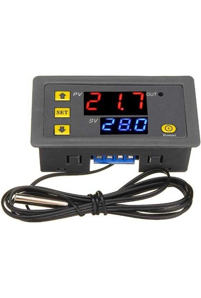 ZeTeknoloji W3230 Dijital Sıcaklık Kontrol Cihazı 220V Ac LED Ekran Termostat ZeTeknoloji W3230 Dijital Sıcaklık Kontrol Cihazı 220V Ac LED Ekran Termostat