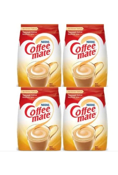 Nestle Coffee Mate 500 gr x 4 'lü Nestle Coffee Mate 500 gr x 4 'lü