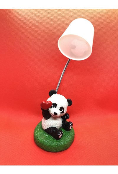 Hühner Glob Sevmli Panda Masa Lambası