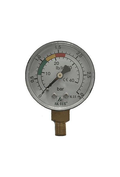 Aktes Manometre (Yandan Çıkışlı) Aktes Manometre (Yandan Çıkışlı)