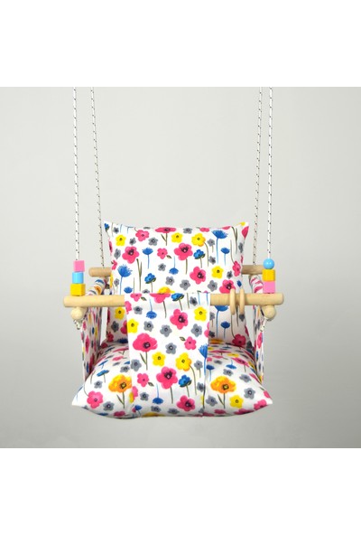 Berra Hayat Portatif Bebek Çocuk Salıncak Hamak Çiçekler