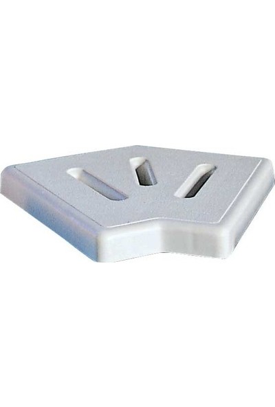 GEMAŞ 15 cm Havuz Kenar Taşma Izgarası Köşe Parçası 45°