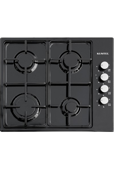 Kumtel KO-420F 4 Gözü Gazlı Siyah Setüstü Ocak-Doğalgaz Kumtel KO-420F 4 Gözü Gazlı Siyah Setüstü Ocak-Doğalgaz