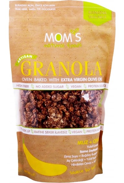 Mom's Granola Muz ve Ceviz 300 gr