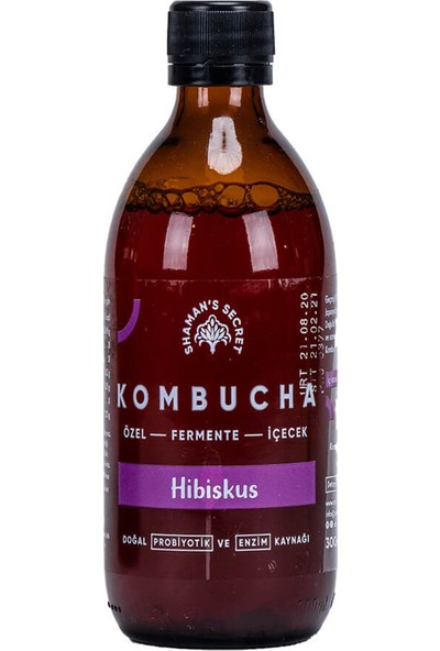 Shaman's Secret Kombucha Hibiskus 300ML Shaman's Secret Kombucha Hibiskus 300ML