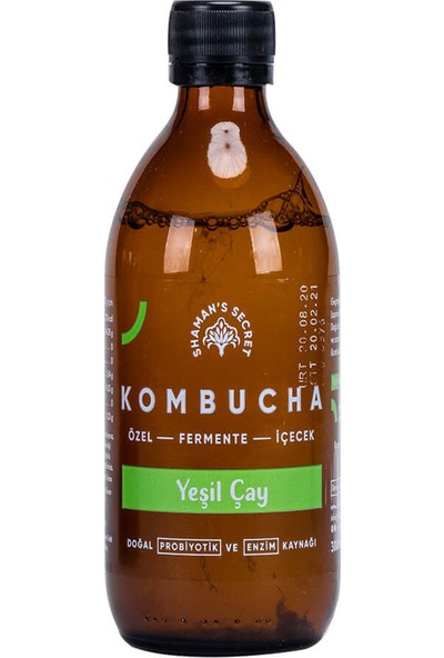 Shaman's Secret Kombucha Yeşil Çay 300ML Shaman's Secret Kombucha Yeşil Çay 300ML