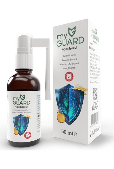 My Guard Kekik ve Zencefil Ekstresi Içeren Ağız Spreyi 50 ml My Guard Kekik ve Zencefil Ekstresi Içeren Ağız Spreyi 50 ml
