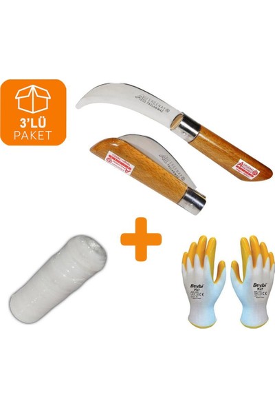 Ergenay Kardeşler Bağ Aşı Bıçağı 22 cm (3'lü Aşılama Paketi) Ergenay Kardeşler Bağ Aşı Bıçağı 22 cm (3'lü Aşılama Paketi)