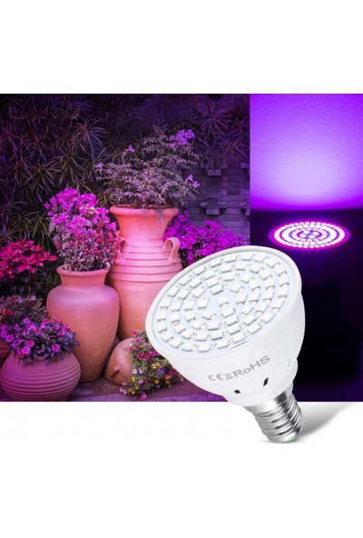 Rohs Bitki Yetiştirme Lambası (Full Spektrum - 80 Led) Rohs Bitki Yetiştirme Lambası (Full Spektrum - 80 Led)