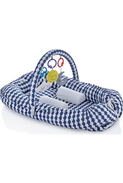 Baby Jem Babyjem Oyuncaklı Anne Baba Yanı Yatağı Balık Desen Baby Jem Babyjem Oyuncaklı Anne Baba Yanı Yatağı Balık Desen