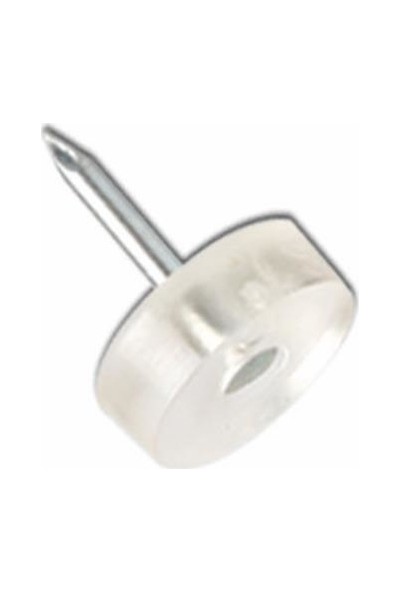 Azm Hırdavat Çivili Poligrid Pabuç 1000 Adet Şeffaf