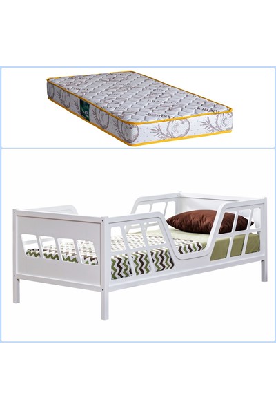 Setay Montessori Karyola, Viva Montessori Yatak - Beyaz + 1 Adet Comfort Yatak Setay Montessori Karyola, Viva Montessori Yatak - Beyaz + 1 Adet Comfort Yatak