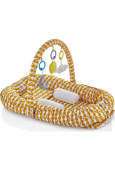 Baby Jem Babyjem Oyuncaklı Anne Baba Yanı Yatağı Balık Desen Baby Jem Babyjem Oyuncaklı Anne Baba Yanı Yatağı Balık Desen