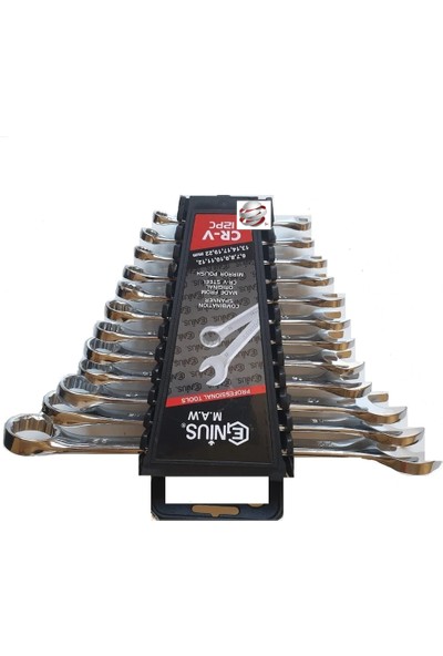Genius 6-22 mm Kombine Anahtar Tk 12 Pcs