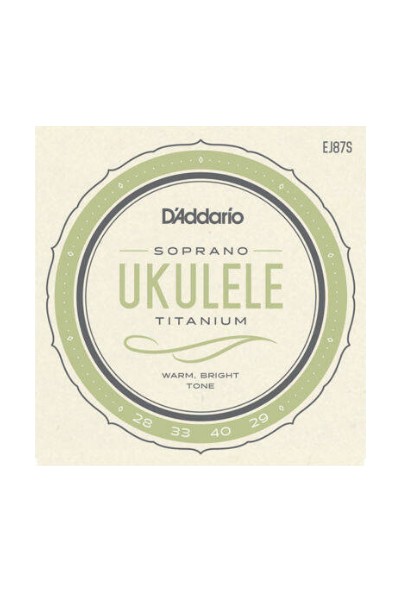 D´addario EJ87S Soprano Ukulele Teli D´addario EJ87S Soprano Ukulele Teli