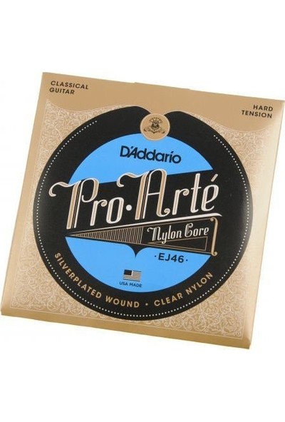 D'addario EJ46 Pro-Arte Klasik Tel Seti Hard Tension D'addario EJ46 Pro-Arte Klasik Tel Seti Hard Tension