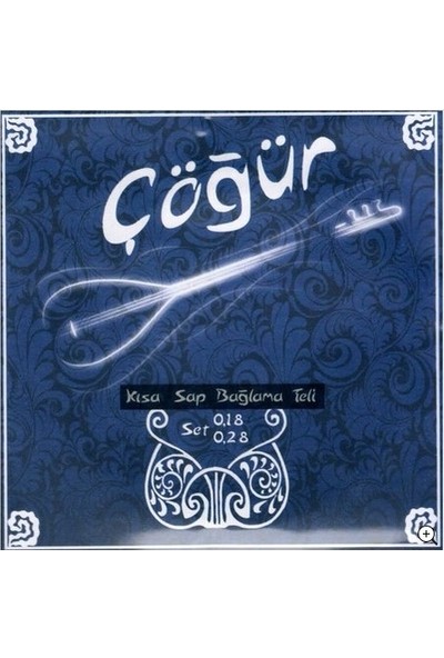 Çöğür Kısa Sap Bağlama Teli 2 Takım Tel 1+1 Çöğür Kısa Sap Bağlama Teli 2 Takım Tel 1+1