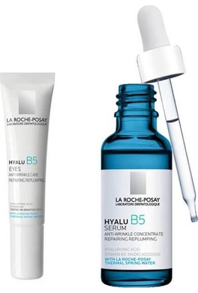 La Roche-Posay La Roche Posay Hyalu B5 Serum 30 ml + Hyalu B5 Göz Kremi 15 ml Cilt Bakım Seti La Roche-Posay La Roche Posay Hyalu B5 Serum 30 ml + Hyalu B5 Göz Kremi 15 ml Cilt Bakım Seti