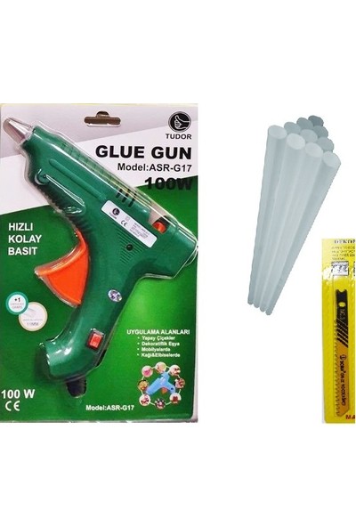 Makro Yapı Sıcak Kalın Mum Silikon Tabancası 100 W