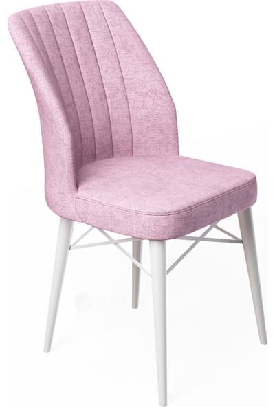 Rovena Liva Beyaz Gürgen Ayaklı Sandalye