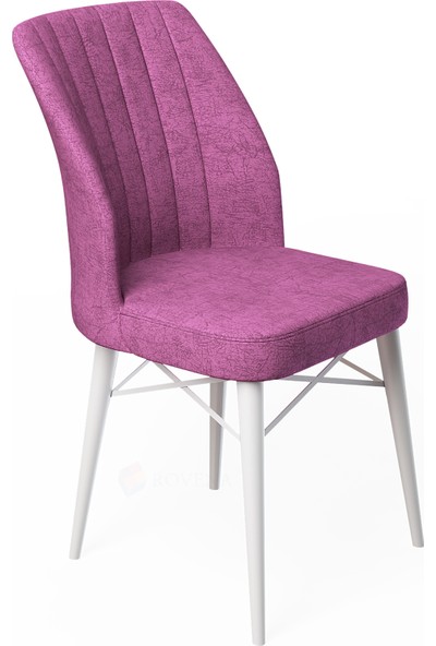 Rovena Liva Beyaz Gürgen Ayaklı Sandalye