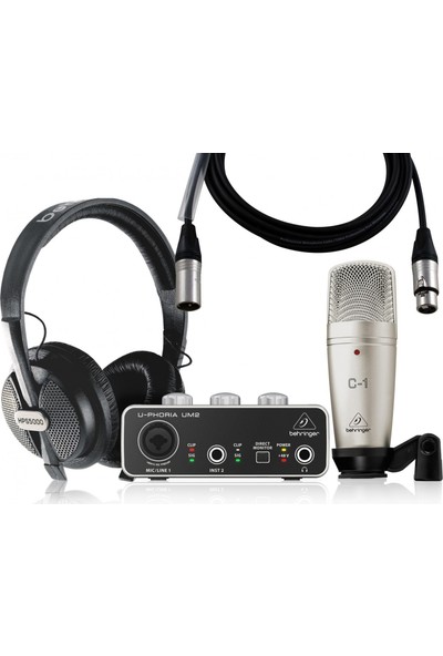 Behringer U-Phoria Studio Stüdyo Kayıt Paketi