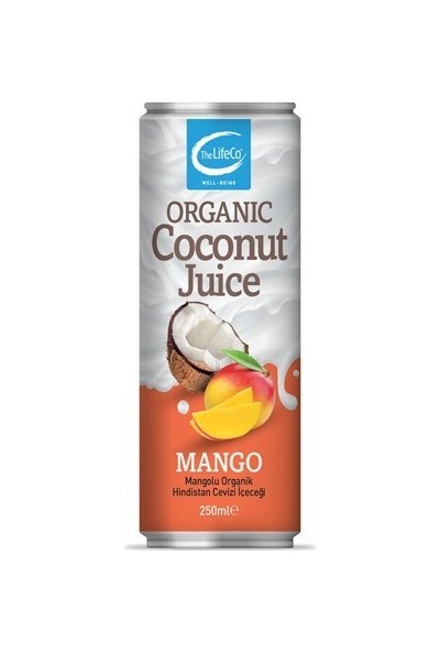 TheLifeCo Mangolu Organik Hindistan Cevizi Içeceği 250 ml TheLifeCo Mangolu Organik Hindistan Cevizi Içeceği 250 ml