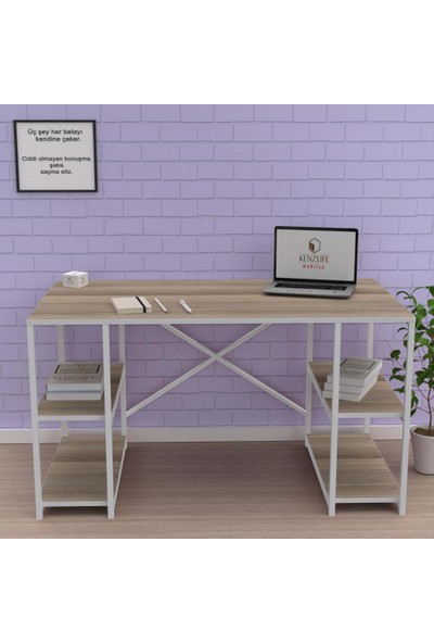Kenzlife ofis masası yutaka 075x130x40 crdbyz Kenzlife ofis masası yutaka 075x130x40 crdbyz