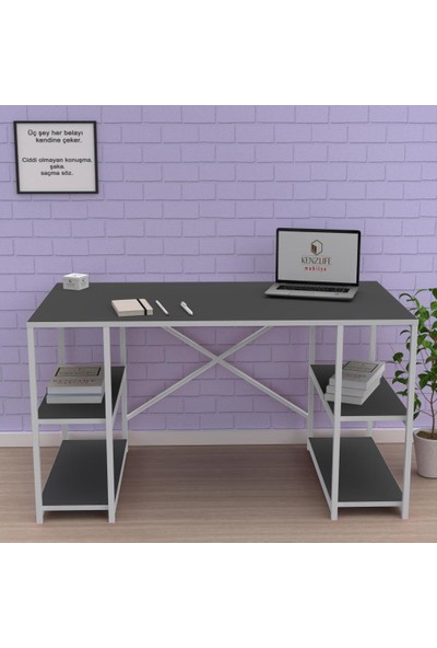 Kenzlife ofis masası yutaka 075x130x60 gribyz Kenzlife ofis masası yutaka 075x130x60 gribyz