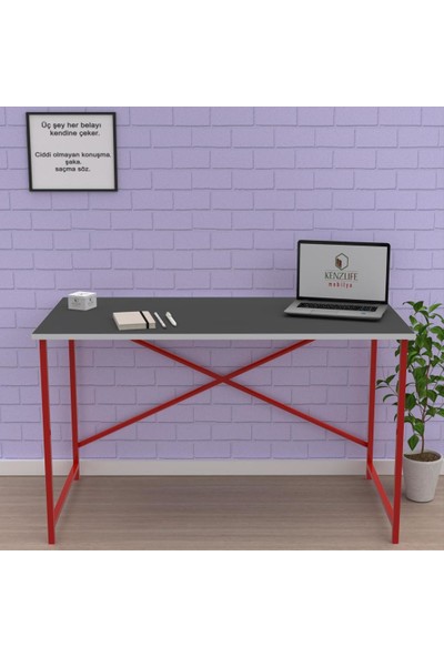 Kenzlife ofis masası sasuke 075x110x40 grikrm Kenzlife ofis masası sasuke 075x110x40 grikrm