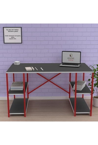 Kenzlife ofis masası yutaka 075x130x40 grikrm Kenzlife ofis masası yutaka 075x130x40 grikrm