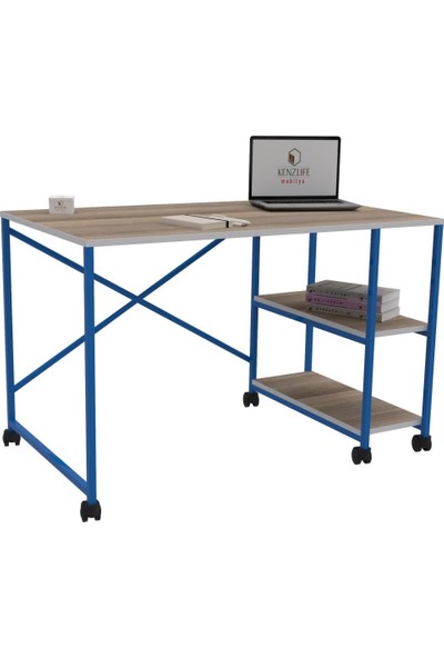 Kenzlife ofis masası miyako 075x170x60 crdmvi tekerlekli
