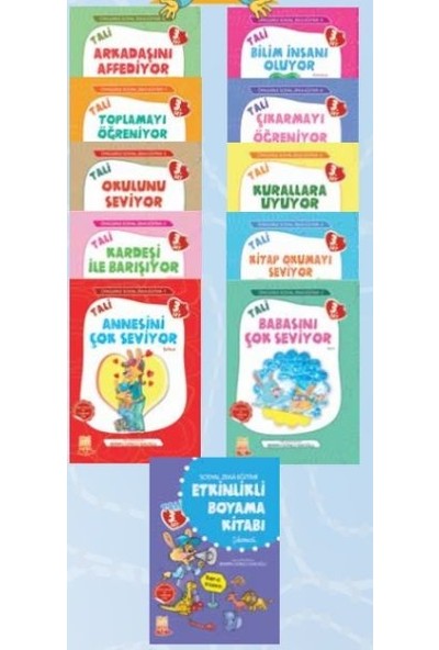 Nesil Yayınları Öykülerle Sosyal Zeka Eğitimi Tali 3 10 Kitap Takım