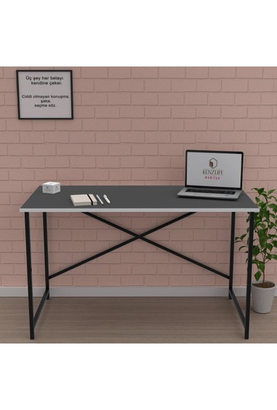 Kenzlife ofis masası sasuke 075x070x60 grisyh Kenzlife ofis masası sasuke 075x070x60 grisyh